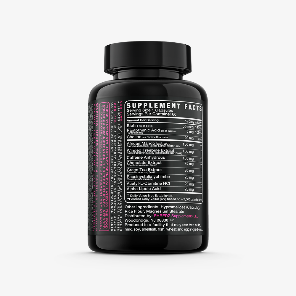 Burner MAX Made for Women – Shredz Supplements