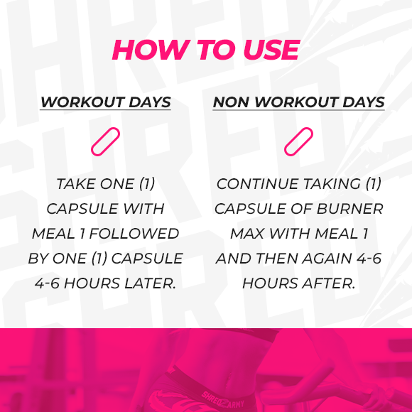 Burner MAX Made for Women – Shredz Supplements